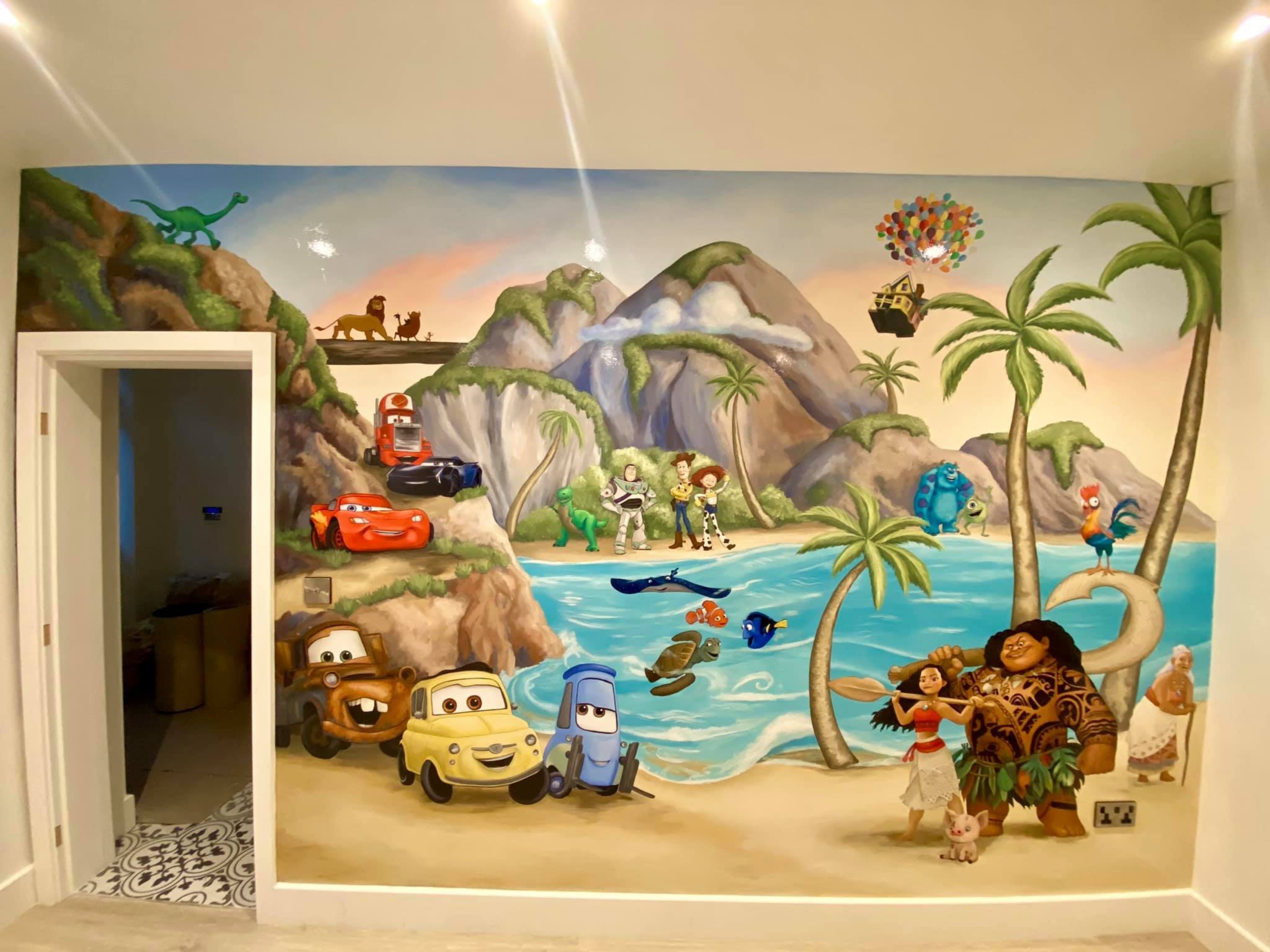 Disney Pixar Mural by Rachel Blackwell in Bridgnorth