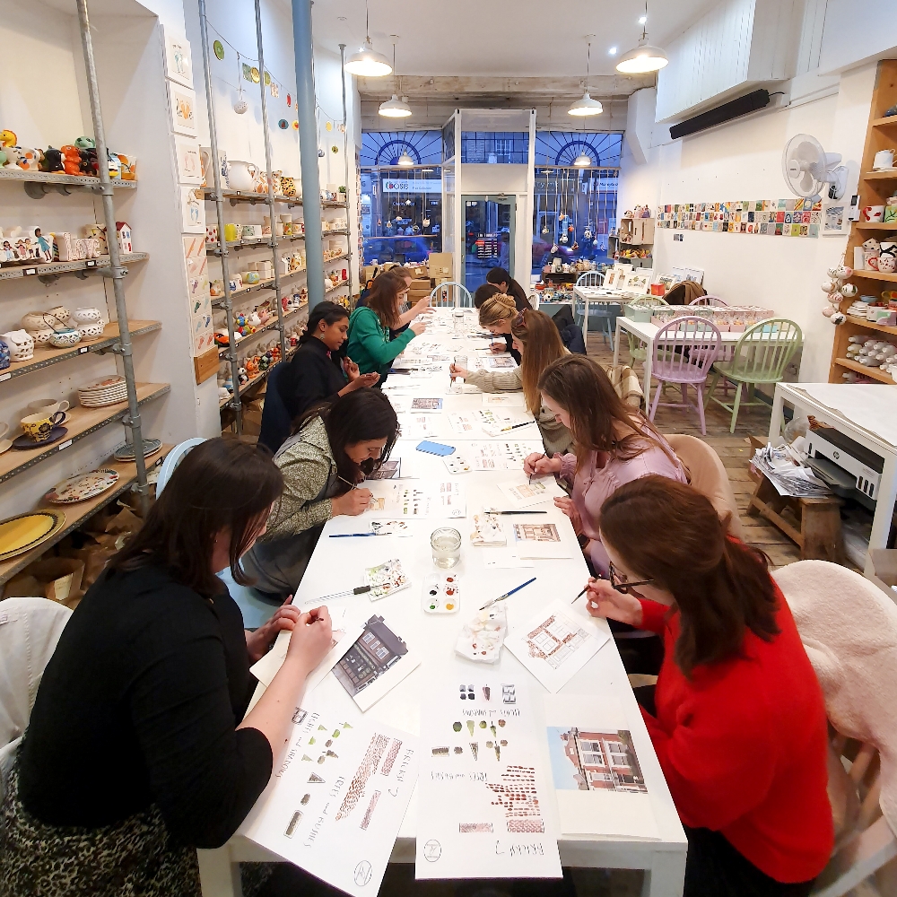 Team building workshops by AnnaObert Illustration in London