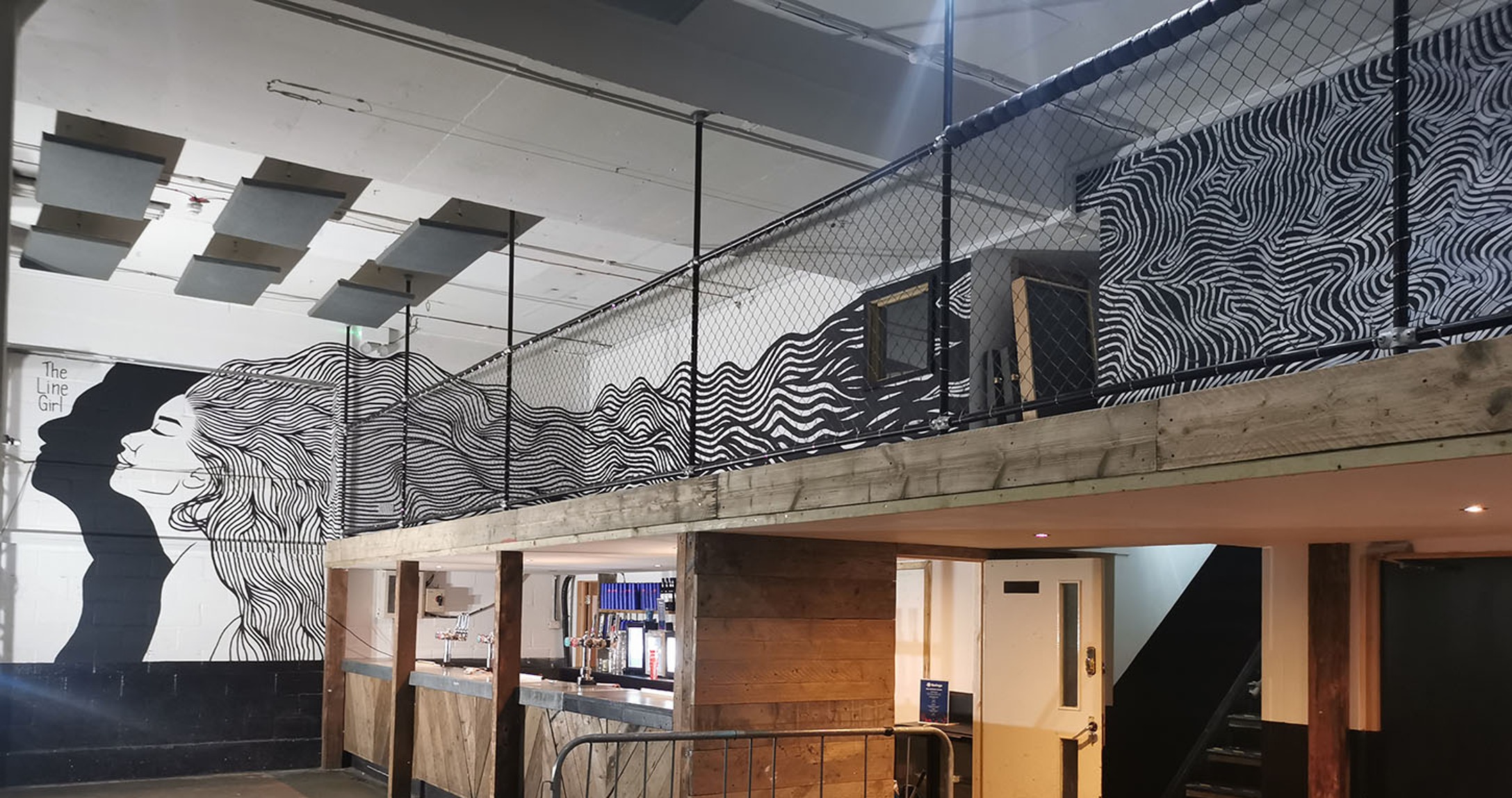 Studio 9294 Mural by The Line Girl in London