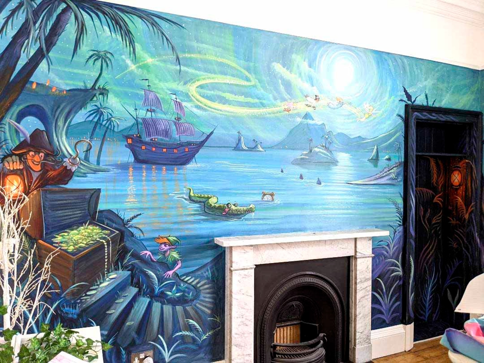 Peter Pan Mural by Ross MacRae Art in Edinburgh