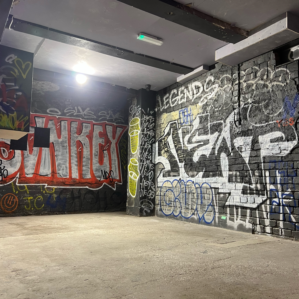 Graffiti Style Nightclub Interior by Oskar with a K in Manchester