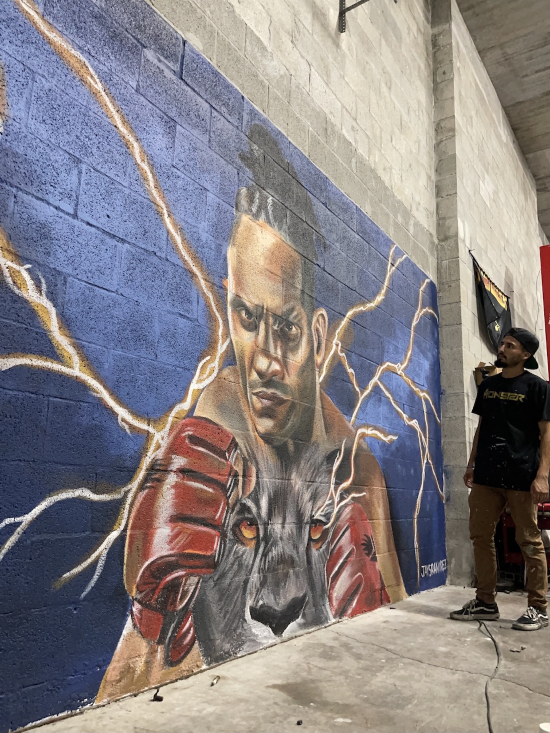 Uly The Monster Diaz by Jay Ramirez in Miami