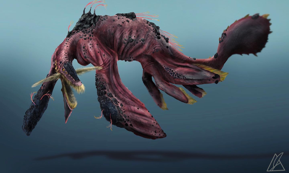 Alien whale by Jack Pittsford in Portland