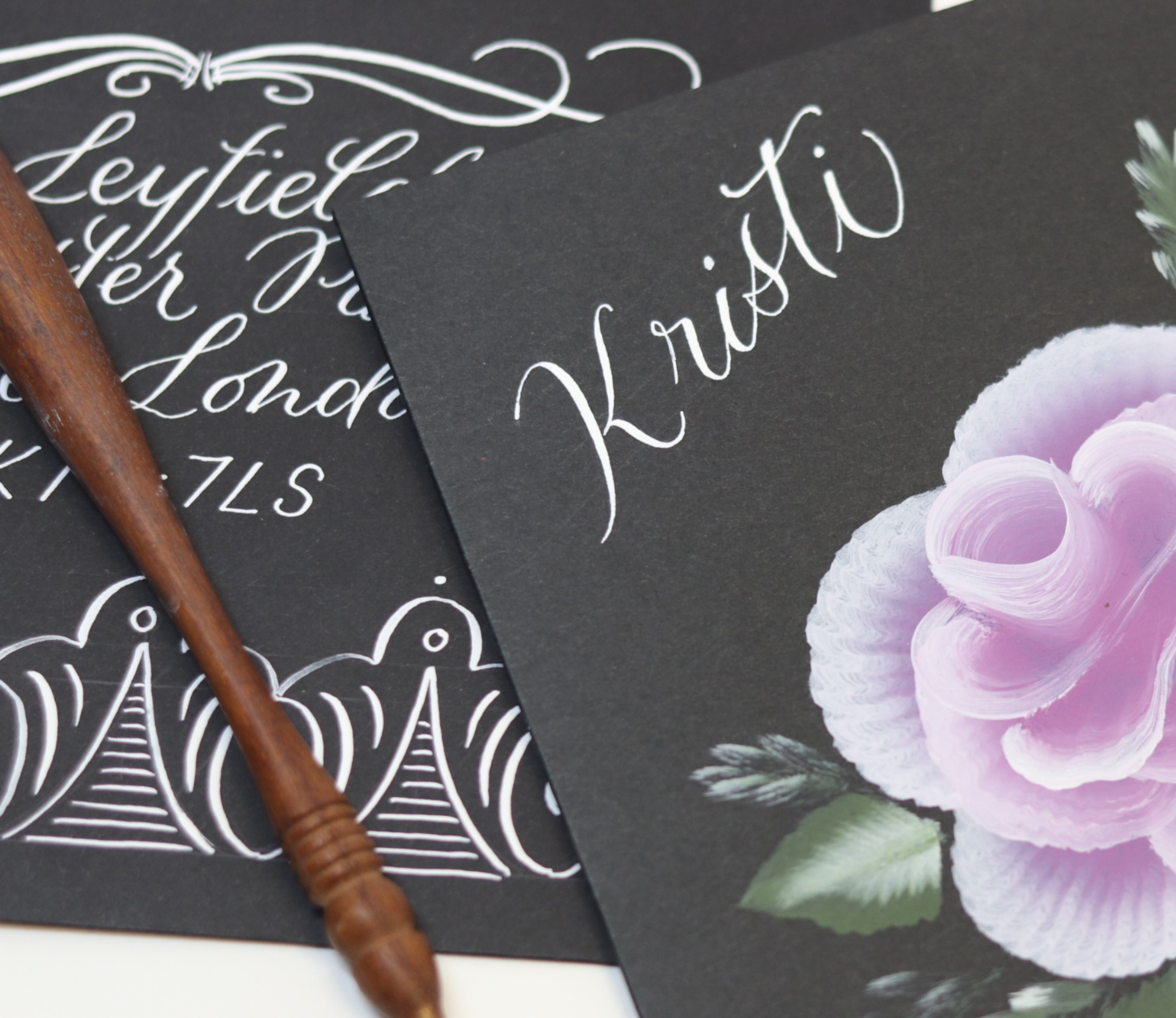 Envelope addressing by Colourful Kat Signs in High Wycombe