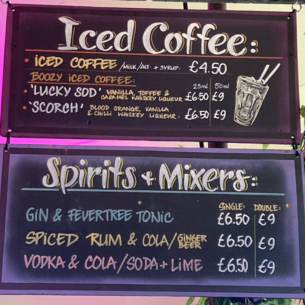 Menu Signs by null in London