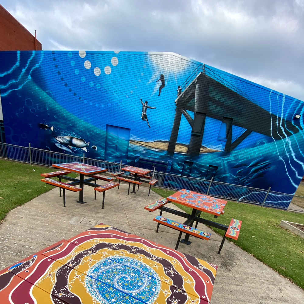 Port Lincoln Mural by Mike Sander Art in Adelaide