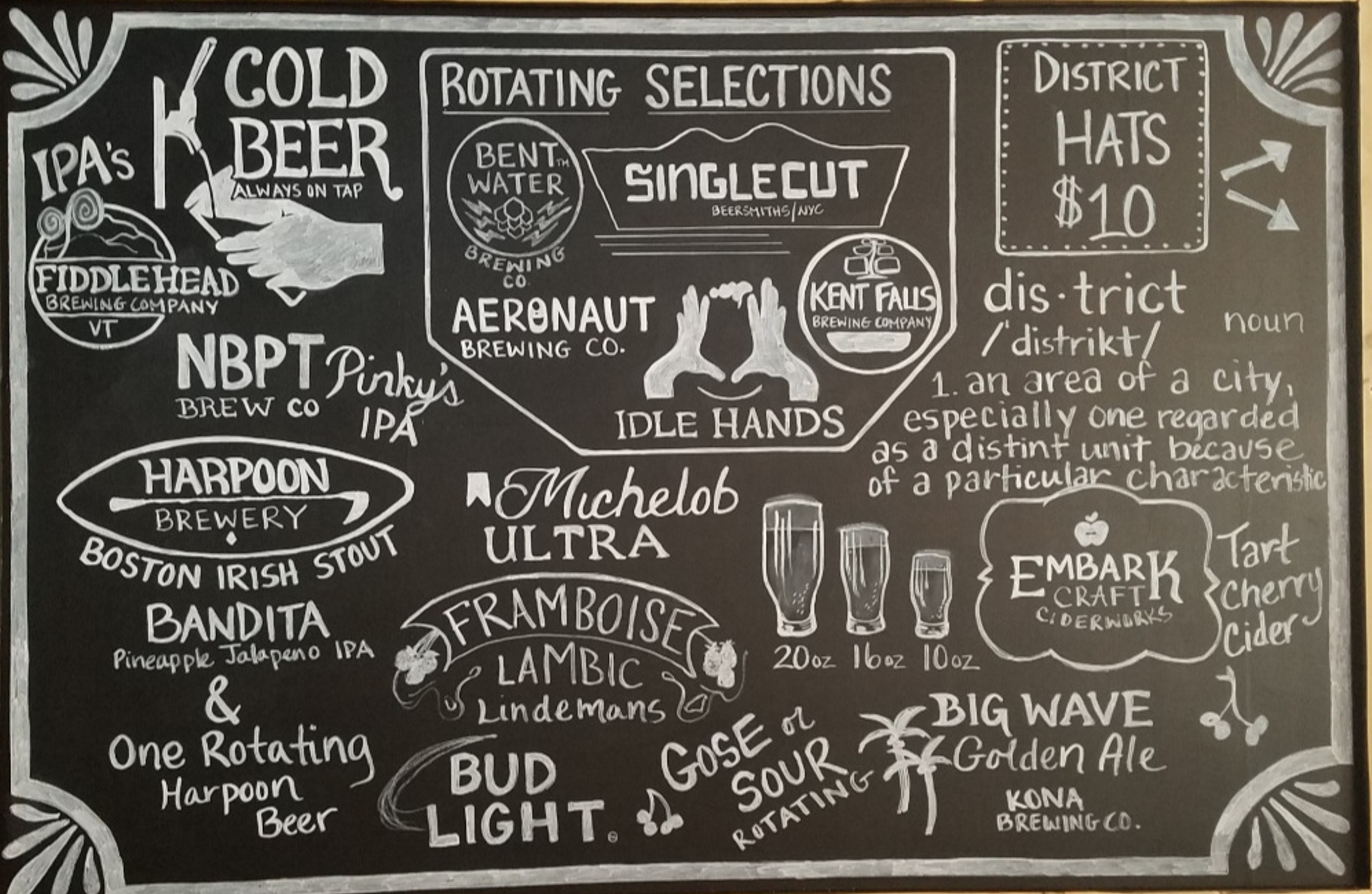 Restaurant Chalk Board Design by Nicoleelizabethbos in Boston