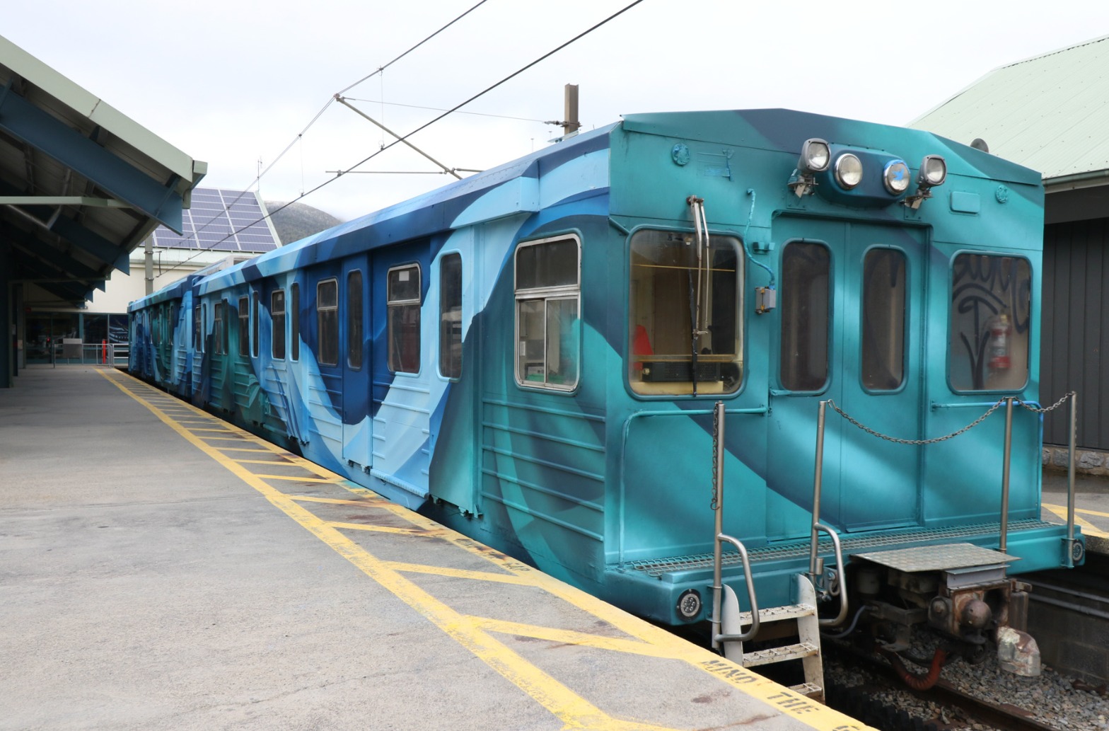 Perisher - Ski Tube Mural by mikeshankster in Brisbane