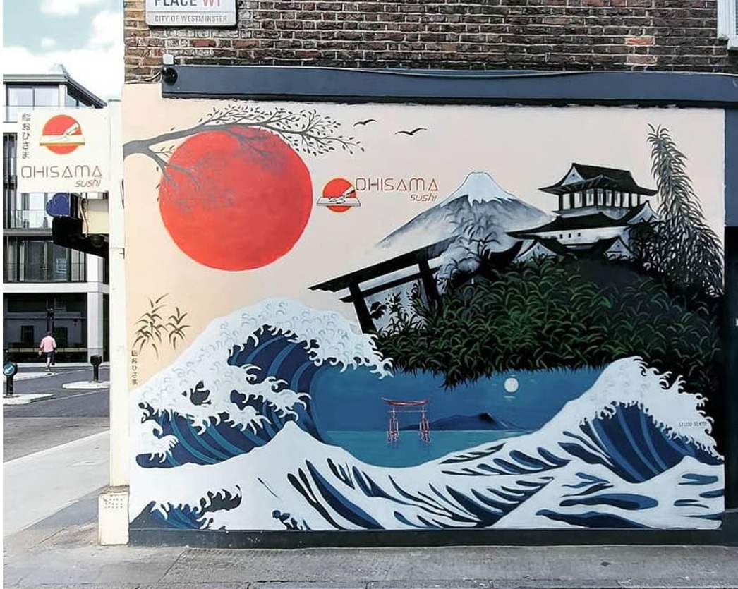 Japanese street Art by Studio Beltrame in London