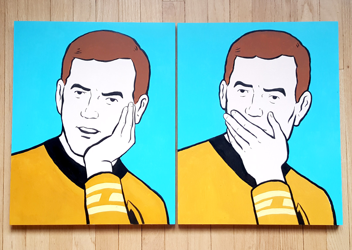 Captain Kirk meme by Mike McKeogh in Wenatchee